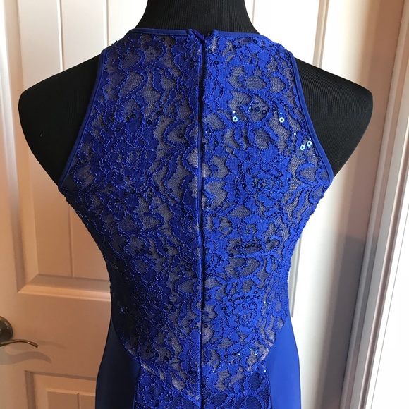 Cindy | Dresses | Cindy Usa Prom Dress Gown Sequin Royal Blue 41 | Poshmark